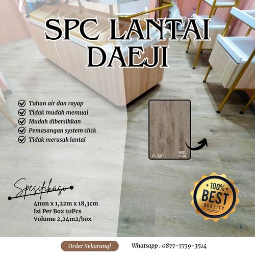 Jual SPC Flooring 4mm Klik / SPC Daeji (2,24m2/Box) Motif Wood ...