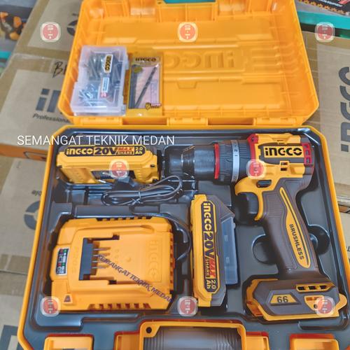 Jual CIDLI20668 CORDLESS BOR IMPACT BATERAI BETON BRUSHLESS 13mm 20V ...