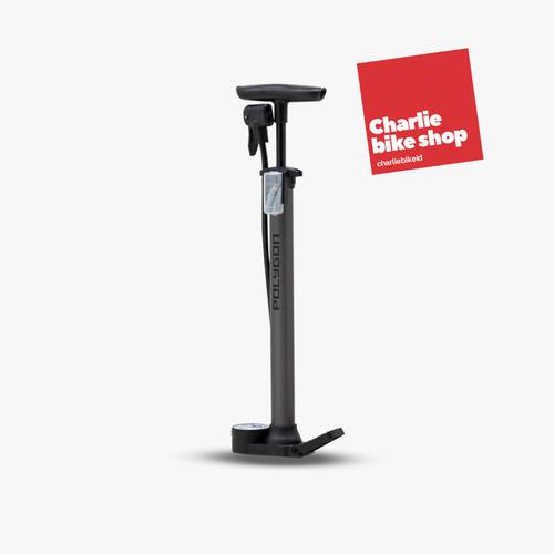 Jual Pompa Lantai Sepeda POLYGON Shorty Dual Head 160 Psi - Grey ...