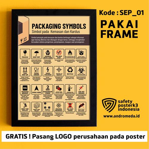 Jual Safety Poster K3 : Simbol pada Kemasan dan Kardus Pastikan ...