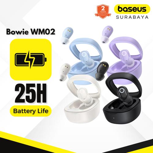 Promo Baseus WM02 True Wireless Bluetooth Earphone Mini Earbuds TWS ...