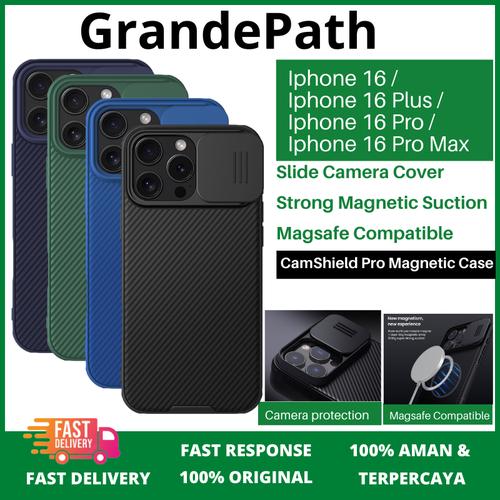 Jual Case iPhone 16 Pro Max Plus NILLKIN CamShield Pro Magnetic MagSafe ...