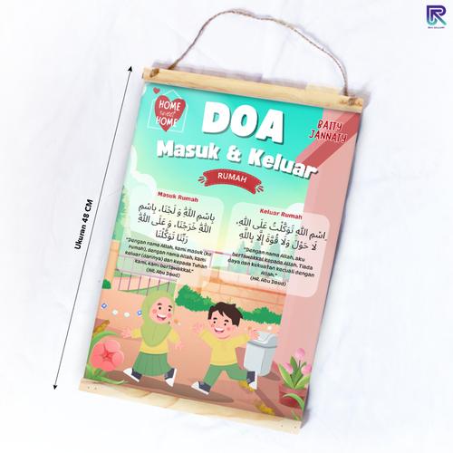 Jual RHA GALLERY Planner Poster Pendidikan Bacaan Doa Anak Positif Wipe ...