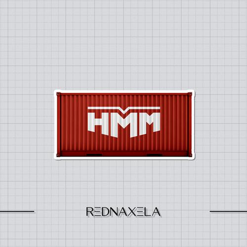 Jual Stiker Vinyl Hyundai Merchant Marine Shipping Container Stiker ...