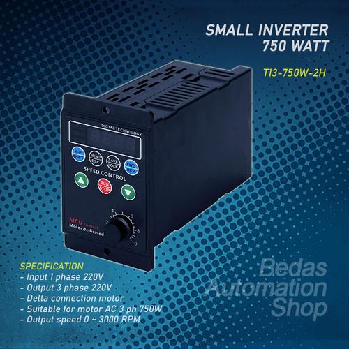Jual Digital speed controller motor AC 3 phase 220V 750 Watt (Small ...
