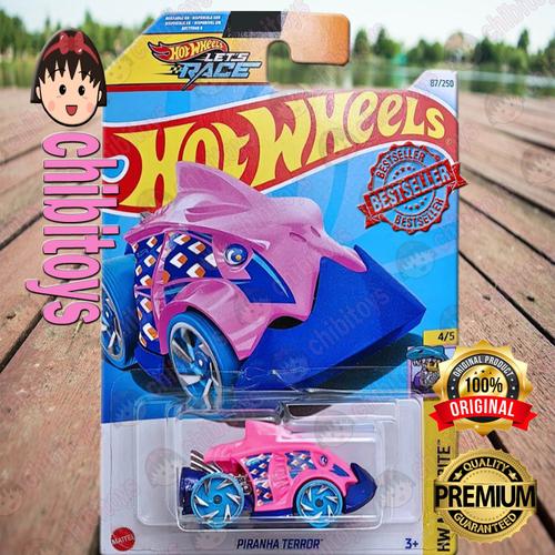 Jual Hot Wheels Mobil Ikan Piranha Mega Bite Pink 2024 Original Mattel ...