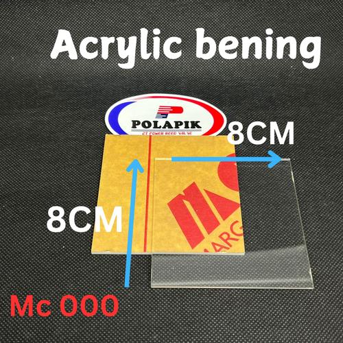 Jual Acrylic Bening 8cm X 8 cm | akrilik lembaran 8cm x 8cm costum ...