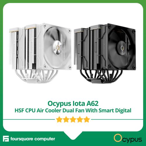 Jual Ocypus Iota A62 Black & White HSF CPU Cooler Dual Fan with Smart ...