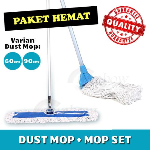 Jual Mop Pel Set (Alat Cleaning untuk Pel Lantai) - Mop+Duster 60 ...