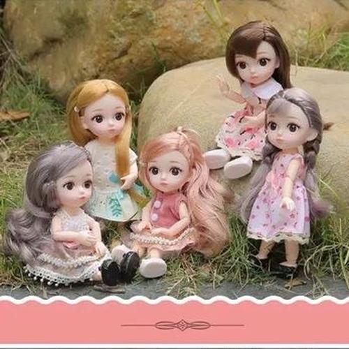 Jual Boneka Korea Princess Cantik Elegan 12 Join Doll 3D 16cm Lengkap 5 ...