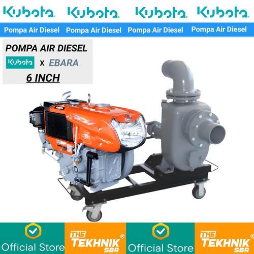 Jual Pompa Air Diesel EBARA SQPB-150 (6 Inch) + KUBOTA RD 110 DI-2T ...