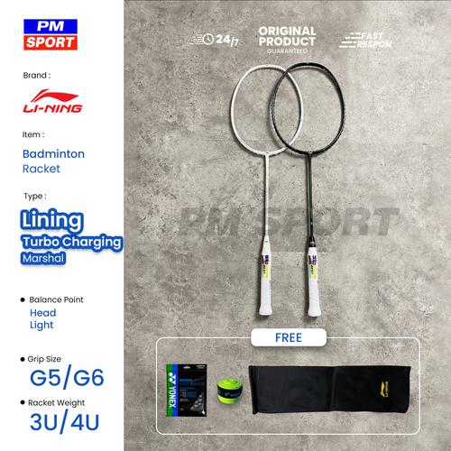 Promo Raket Badminton / Bulutangkis Lining Turbo Charging Marshal ...