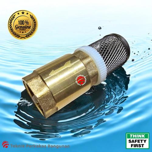 Jual Foot klep/foot valve/tusen klep kuningan 1/2"-3/4"-1" klep pompa ...