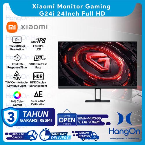 Promo Xiaomi G24i Monitor Gaming 23.8 Inch HDR Display 1080P 180Hz Fast ...