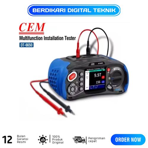 Jual CEM DT6650 Fast High Current Loop Test Multifunction Insulation ...
