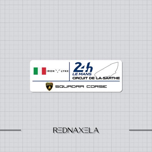 Jual Stiker Vinyl Lamborghini Iron Lynx FIA WEC Outdoor High Quality ...