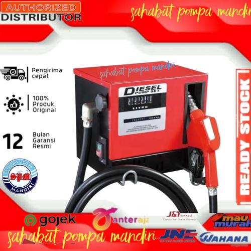Jual Paket pompa transfer bbm flowmeter 60lpm 220v pompa isi minyak solar - Jakarta Barat ...