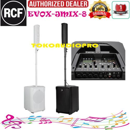 Jual RCF Evox Jmix8 Active Line Array Speaker Aktif Bluetooth Evox JMIX-8 - Hitam - Jakarta ...