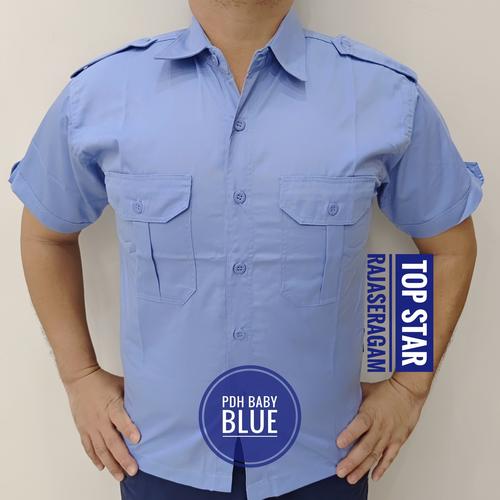 Jual Seragam Baju BABY BLUE ( Birunya Lebih Muda) Biru Muda Pangkat ...