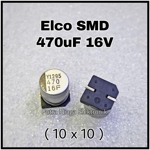 Jual Elco SMD 470uF 16V Alumunium 470 uF 16Volt Aluminum Kapasitor ...