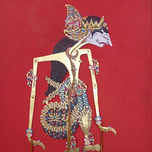 Jual wayang kulit baru PARIKESIT kulit kerbau tebal gapit sungu bule ...