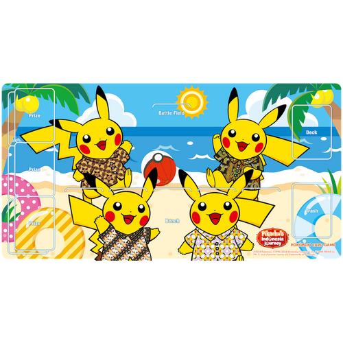 Jual Pokemon Indonesia Official TCG Accessories Pikachu Batik Playmat ...