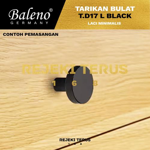 Jual Tarikan Knob Black D17 Handle Hitam Laci Minimalis Bulat Pentol ...