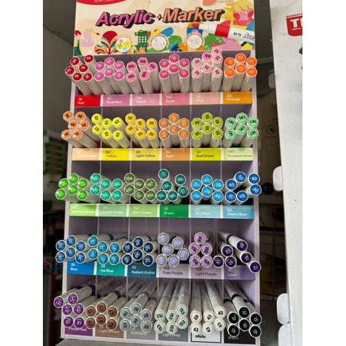 Jual Acrylic Marker M&G / Akrilik Marker Round 30 Colour APMT3321 (PCS ...