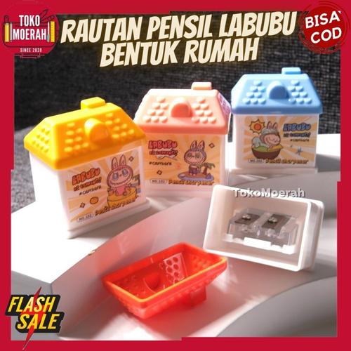 Jual SERUTAN LABUBU LUCU UNIK RAUTAN PENSIL BENTUK RUMAH LABUBU RAUTAN ...