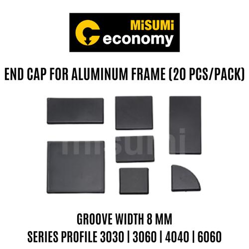 Jual End Cap Aluminium Profile, Groove Width 8 mm (10-20 pcs/pack ...
