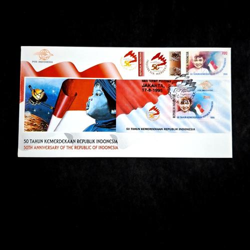 Jual Prangko INDONESIA. 50 TAHUN KEMERDEKAAN REPUBLIK INDONESIA. SHP ...
