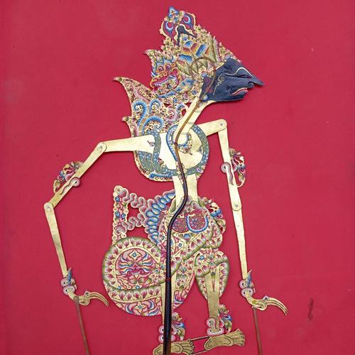 Jual wayang kulit kresna kulit kerbau sunggingan grenjeng wayang baru ...