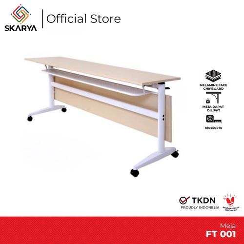 Promo Meja Lipat Meja Laptop Meja Belajar Meja Training FT-001 (Baru ...