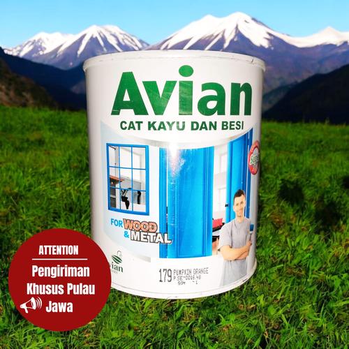 Jual Cat besi Avian 1 kg/cat kayu /cat minyak/cat avian high gloss ...