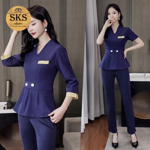 Jual Grosir (include admin tokopedia)Uniform seragam wanita spa uniform ...