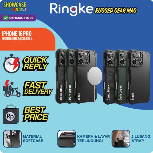 Promo Case Ringke iPhone 16 Pro Rugged Gear / Rugged Gear Magnetic ...