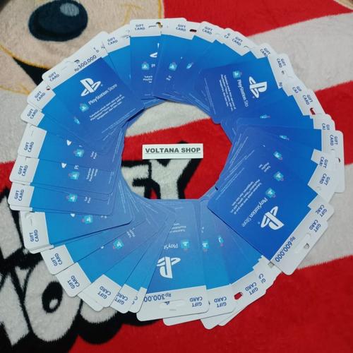 Jual PSN 1000K 1.000.000 GIFT CARD Wallet Playstation Indonesia PS4 PS5 ...