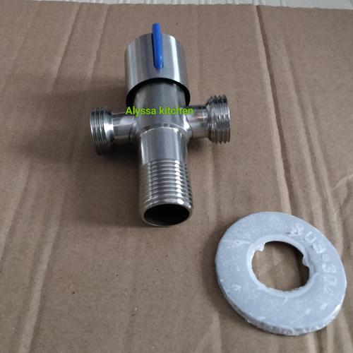 Jual stop kran cabang stainless/ stop kran tee stainless - Kab. Bekasi ...