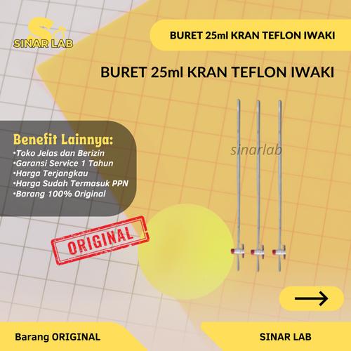 Jual Buret 25ml Kran Teflon Iwaki - Kab. Sidoarjo - sinarlab | Tokopedia