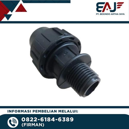 Jual Male Threaded Coupling ( Shock Drat Luar ) Pips hdpe Murah Size 1 ...