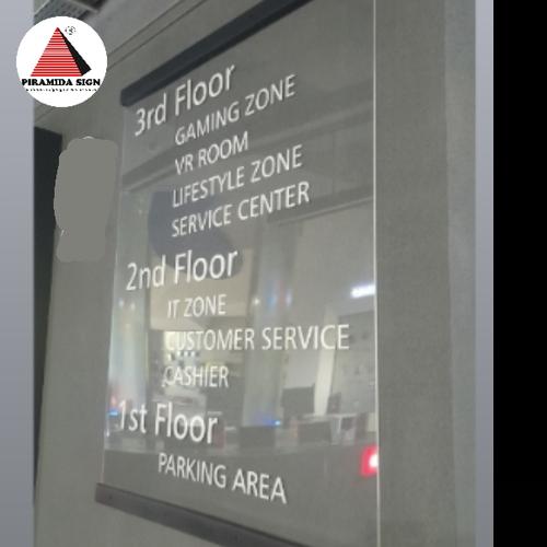 Jual Sign direction nama ruang elevator lift direktori lantai floor ...