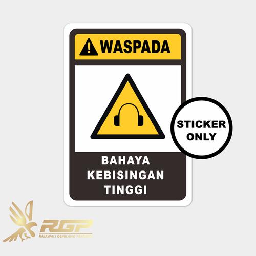 Jual Sticker Hati Hati Bahaya Kebisingan Tinggi - Kota Bekasi ...