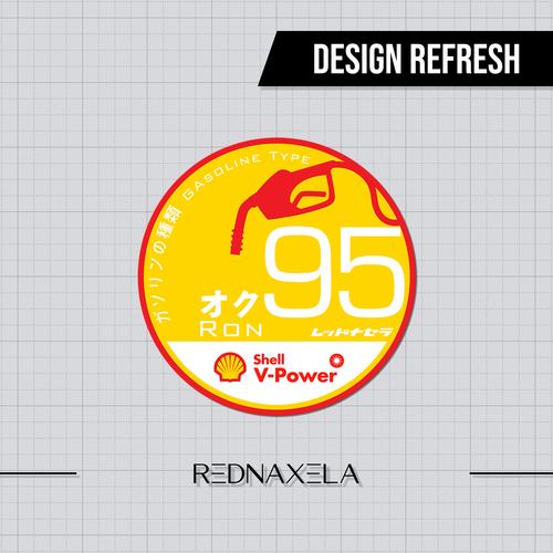 Jual Stiker Vinyl JDM Warning Bahan Bakar BBM Fuel Notice Stiker Bensin ...