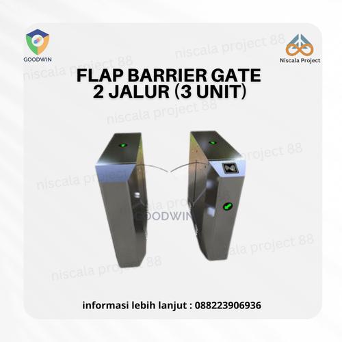 Jual FLAP BARRIER GATE 2CH/ PEDESTRIAN GATE/ ACCESS CONTROL/ AKSES ...