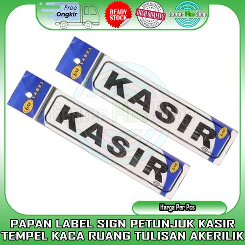 Jual Sign Board Petunjuk Kasir Papan Label Stiker Tulisan Ruangan Toko ...