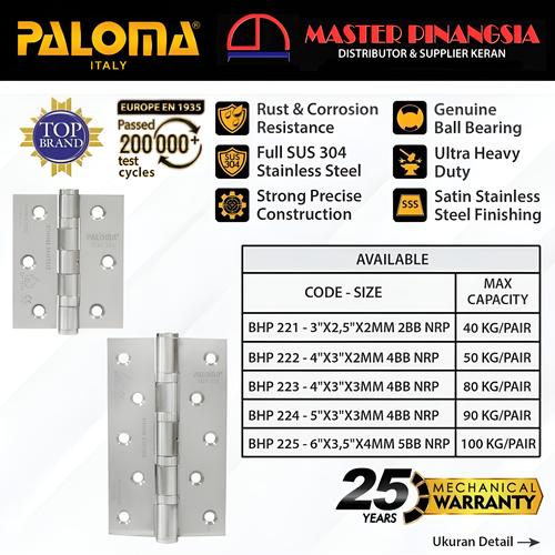 Jual PALOMA Butt Hinge Engsel Kupu Pintu Jendela Kayu Aluminium PVC Ball Bearing 2BB 4BB 5BB 3 ...