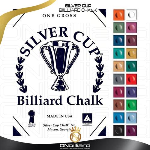 Promo SILVER CUP Chalk Kapur Billiard Cuk Chalks Biliar Billiar Biliard ...