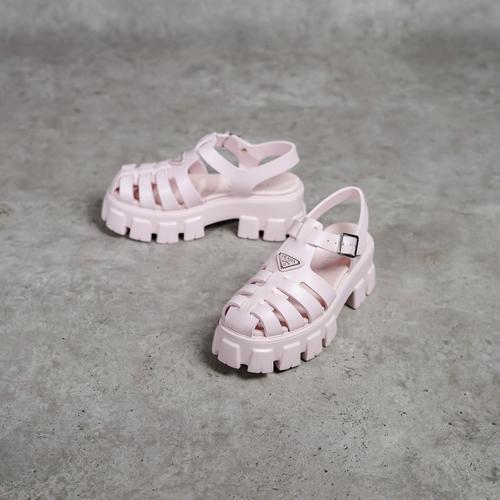 Promo Sepatu PRADA FOAM RUBBER PINK SNEAKER 100% ORIGINAL - 38 Cicil 0% ...