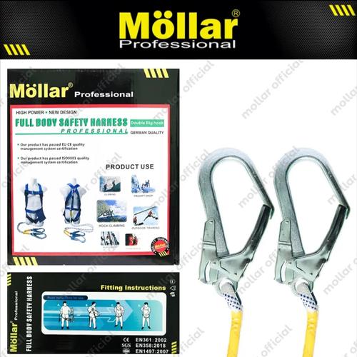 Jual MOLLAR Body harnes doble big hook withAbsorbing rope - Jakarta ...