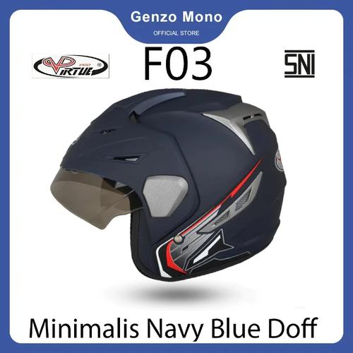 Promo VIRTUE Helm Motor Vigo Model Minimalis Half Face Sudah ...